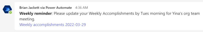 Power Automate Sample – Custom Microsoft Teams Reminder for Meeting ...