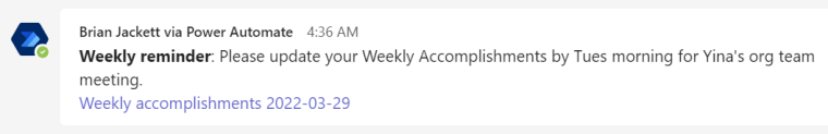 Power Automate Sample – Custom Microsoft Teams Reminder for Meeting ...