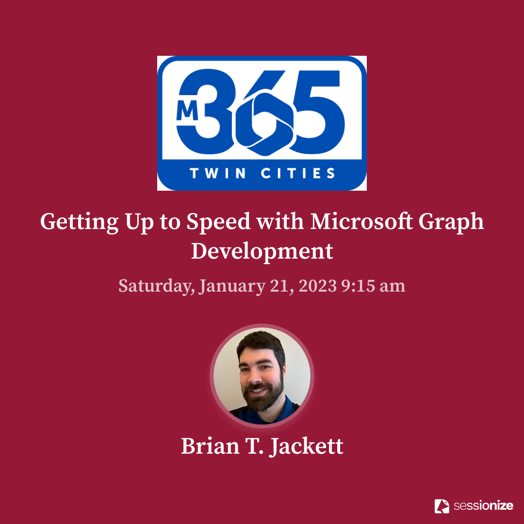 Presenting at M365 Twin Cities 2023 | The Frog Pond of Technology