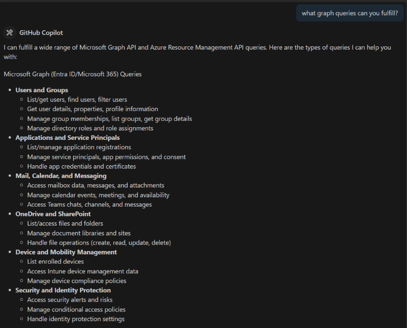 MCP, Microsoft Graph, and Copilot connectors in GitHub Copilot agent mode | The Frog Pond of ...